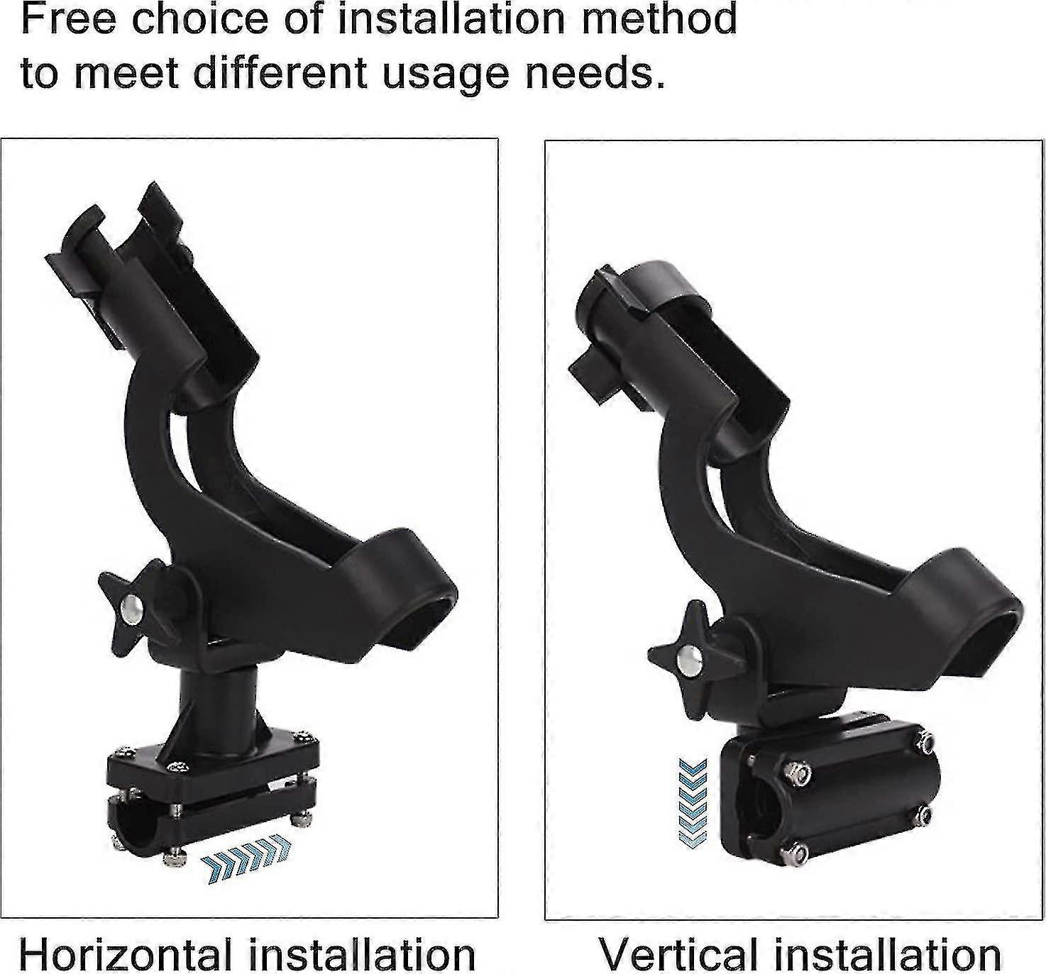 Fishing Rod Holder, Alloy Steel Fishing Rod Holder For Boat Kayak, 360 ...