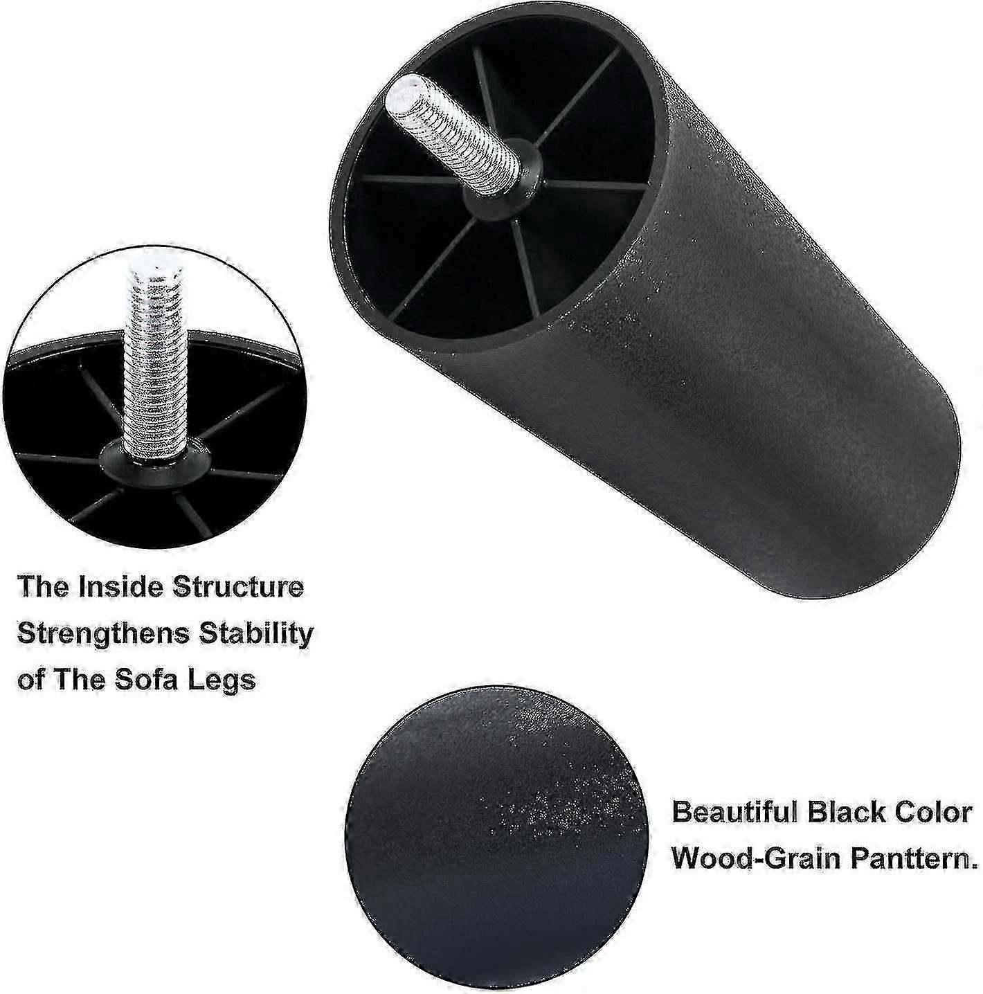 Plastic Sofa Legs 4 Pack Sofa Legs Replacement Furniture Sofa Legs With ...