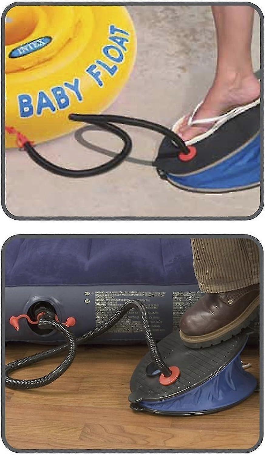 Large Foot Pump Deluxe Foot Pedal Air Pump Inflatable and Pumpable ...