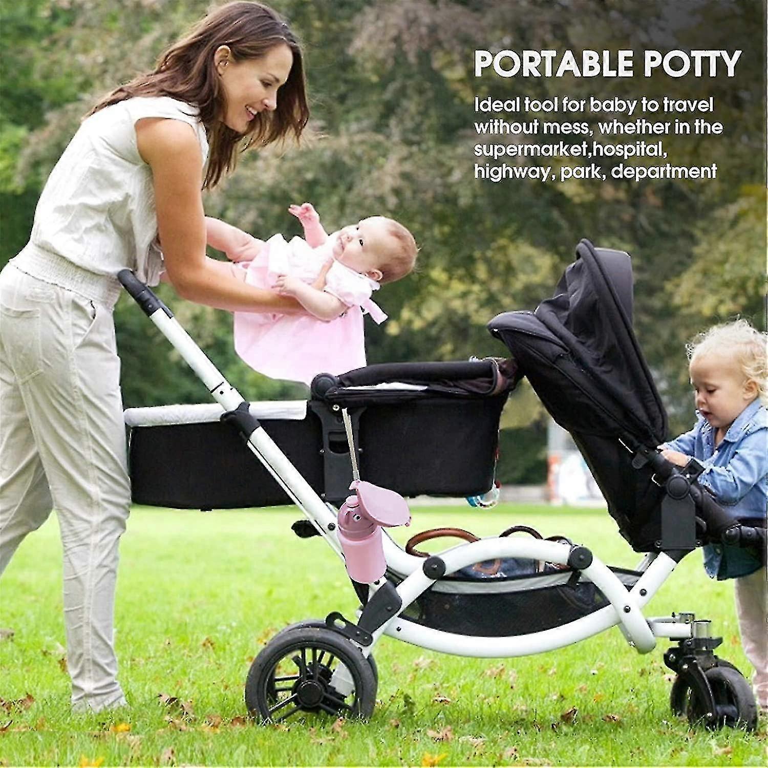 Travel Potty, Portable Elephant Leakproof Potty Urinal Emergency Toilet ...