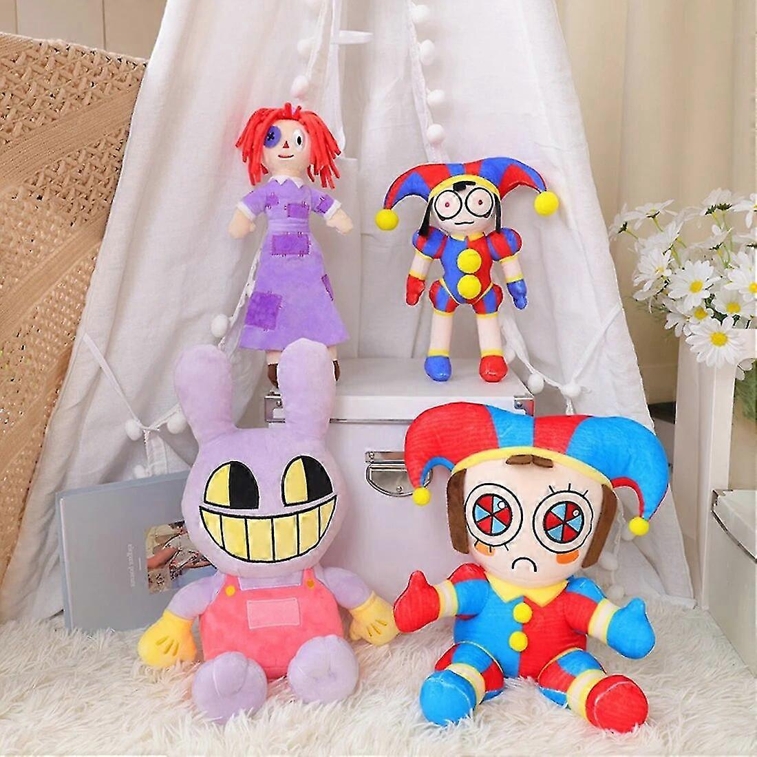 New The Amazing Digital Circus Plush Clown Ragatha Pomni Cartoon Jax ...