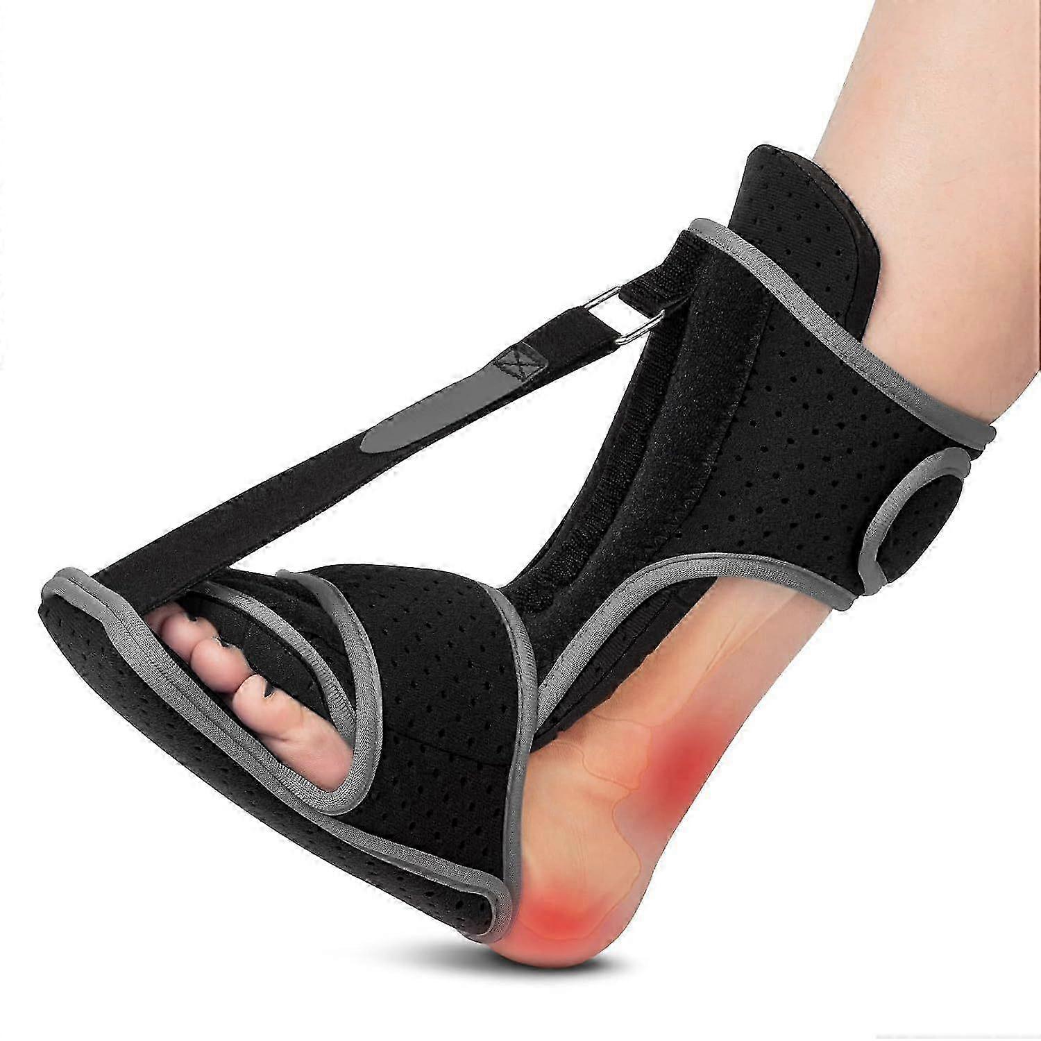 Plantar Fasciitis Night Splint: Adjustable Brace with Arch Support ...