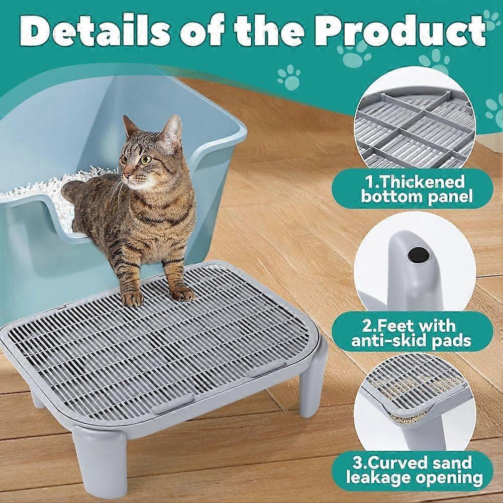Adjustable Cat Ramp for Litter Box Elevated Cat Litter Ramp for Cat ...