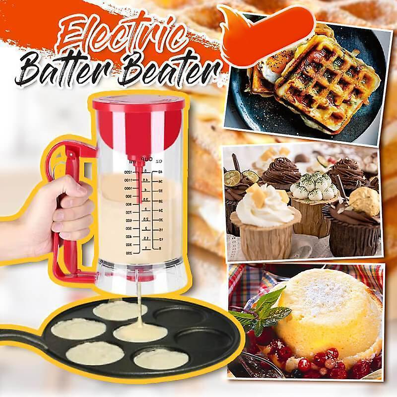 Electric Batter Beater Cordless Electric Pan Cake Cup Cake Waffles ...