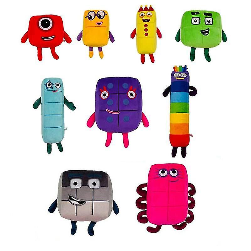 Cute Numberblocks Plush Doll Number Blocks Stuffed Toys Kids Game Gift ...