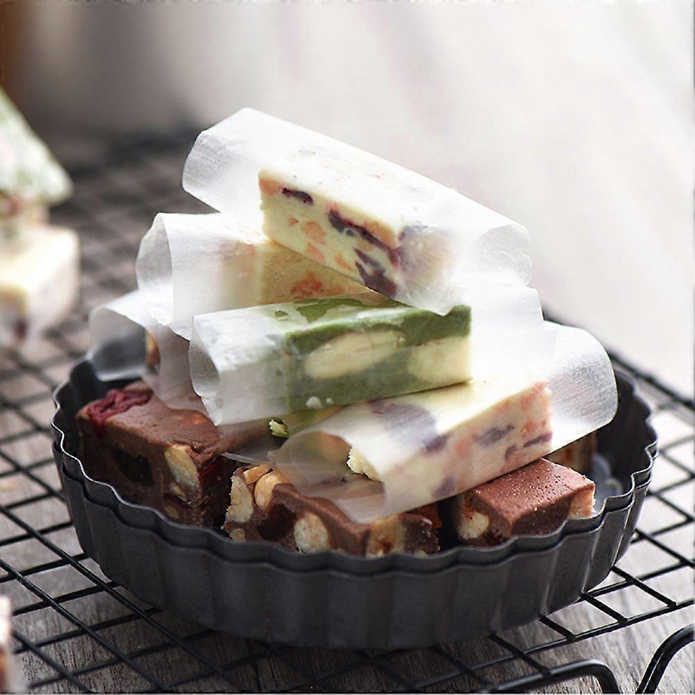 500Pcs Nougat Paper Edible Rice Wafer Paper Handmade Candy Wrapping ...