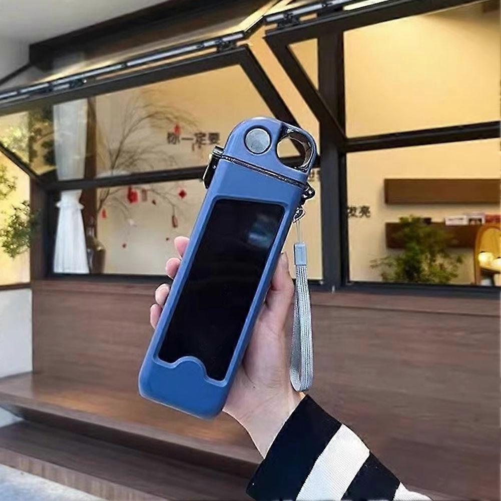 350ml Sports Water Cup Square Shape Student Plastic Water Bottle ...