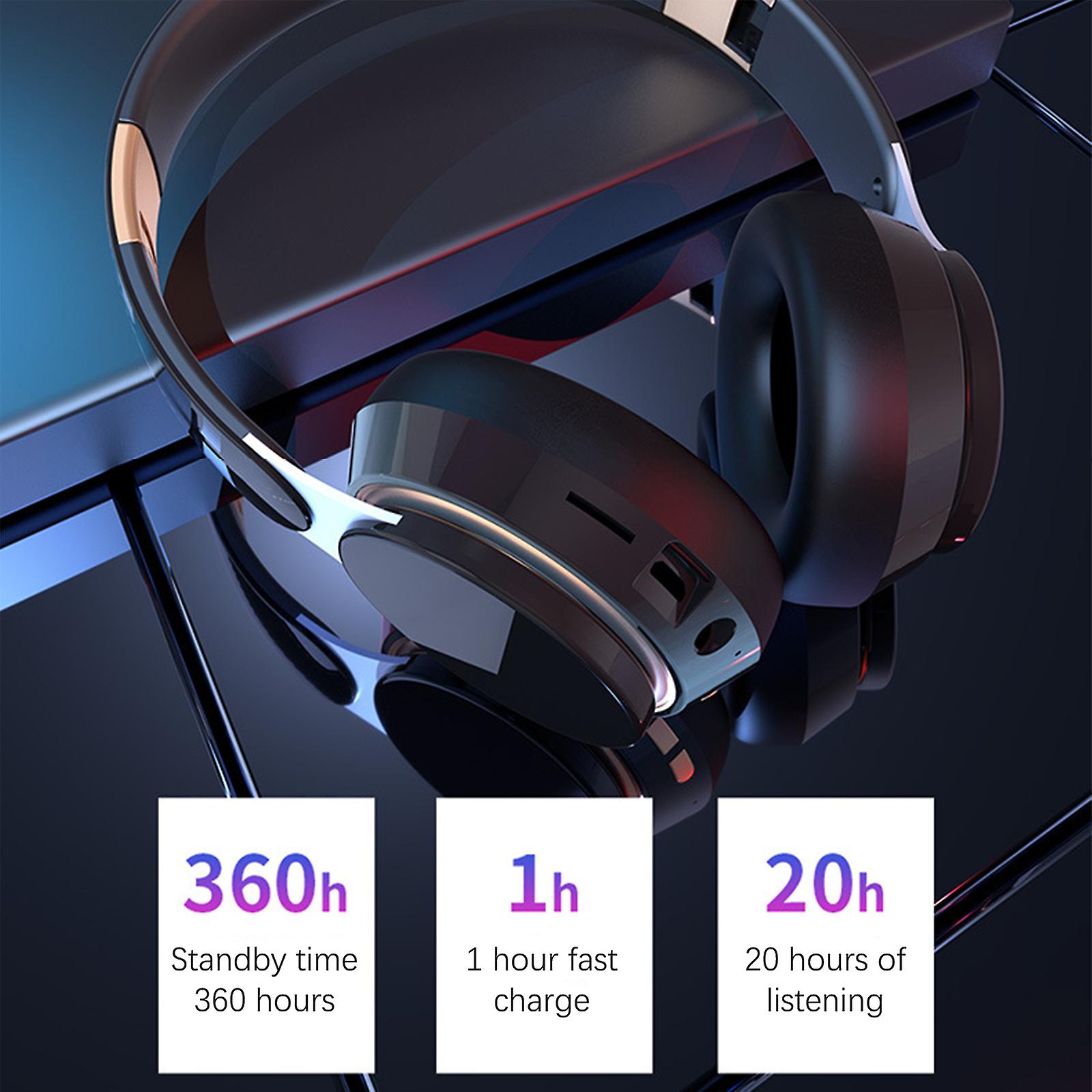 Wireless Bluetooth Headset Headphone With Charging Cable Fold Up And ...