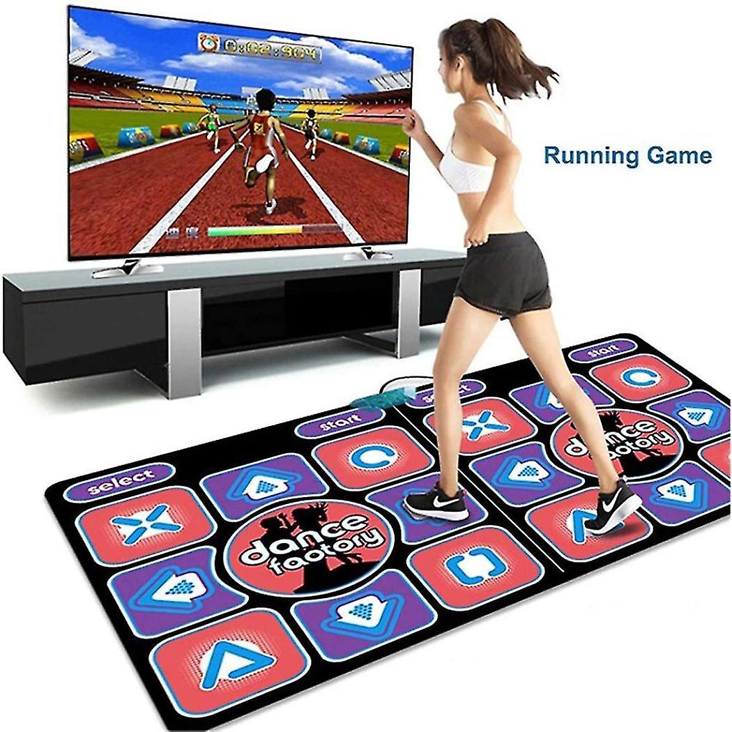 Double User Wired Dancing Dance Mat Family Party Game With 2 Tv Remote ...