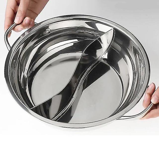 Stainless Steel Twin Divided Double Pot Hotpot Cooker Gas Stove ...