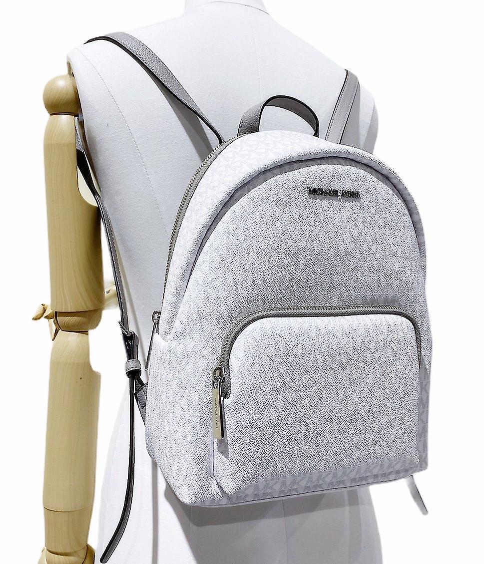 Michael kors erin medium convertible backpack bright white mk signature | Fruugo FI