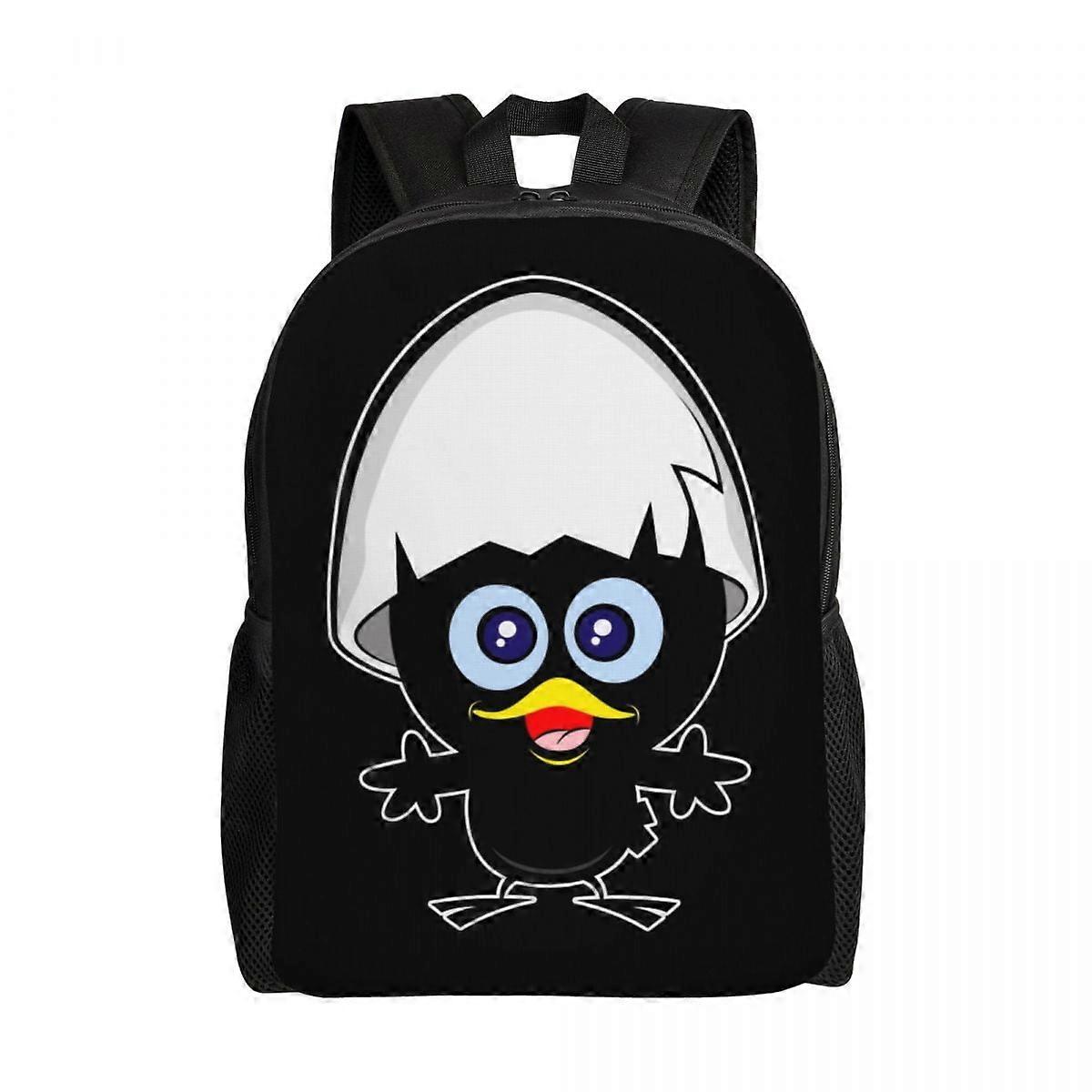 Calimero Comic Backpacks for Girls Boys Cute Black Chicken Cartoon ...