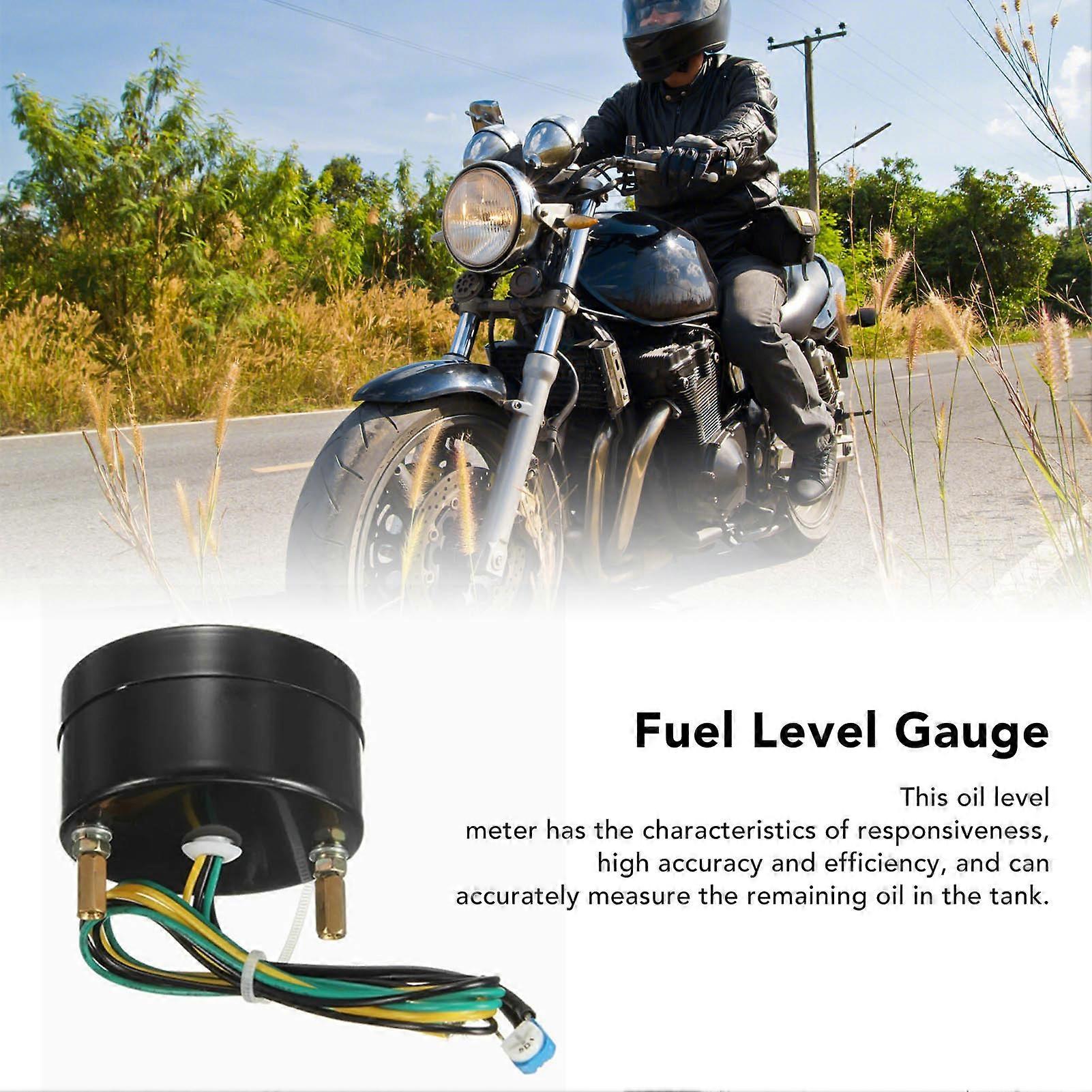 Motorcycle Fuel Gauge 12V Tank Oil Level Meter with LCD Display 52mm ...
