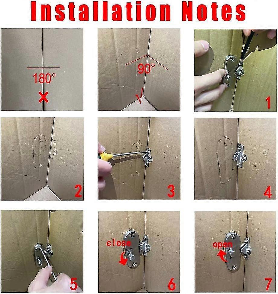 Sliding Door Lock 90 Degree Movable Door Right Angle Buckle Privacy ...