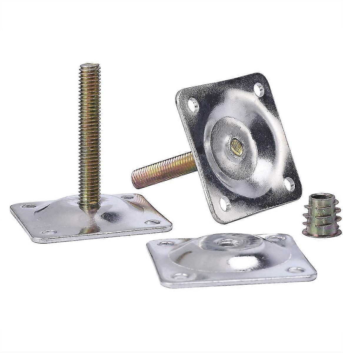 Leg Mounting Plates, La Vane Set Of 4 Furniture Leg Attachment Plates ...