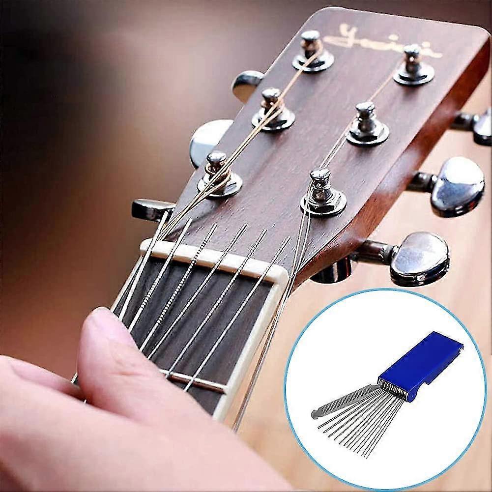Stainless Steel Guitar Bridge Saddle File Set With 13 Sizes Sanding ...