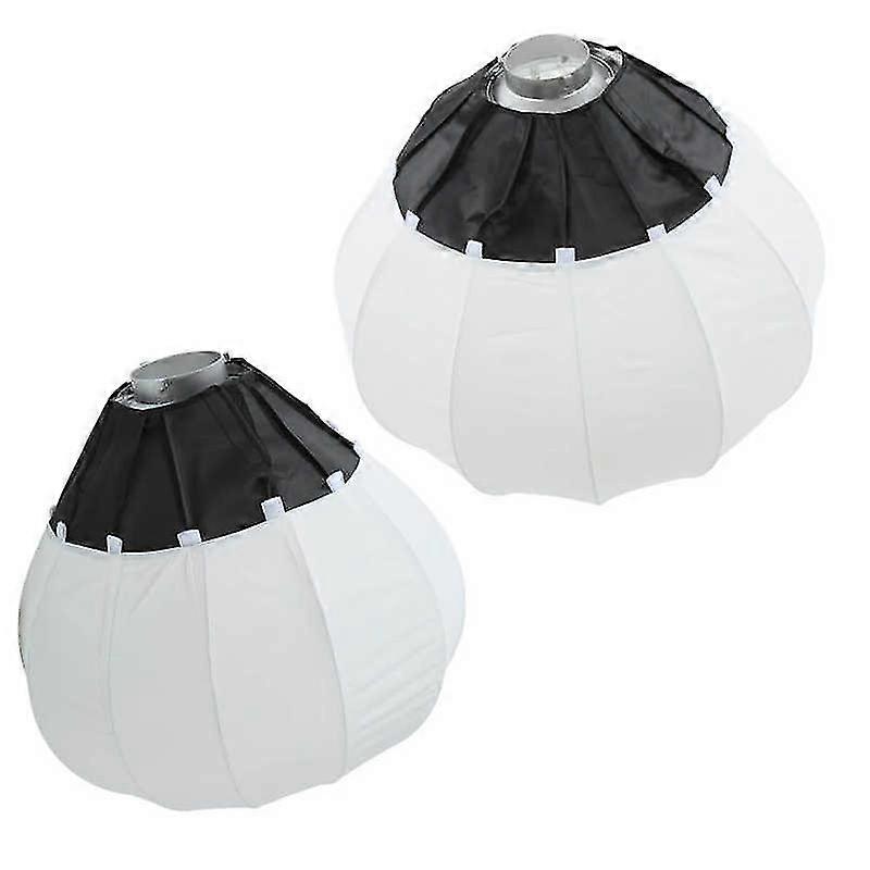 Lantern style foldable softbox uniform light effect lighting spherical ...