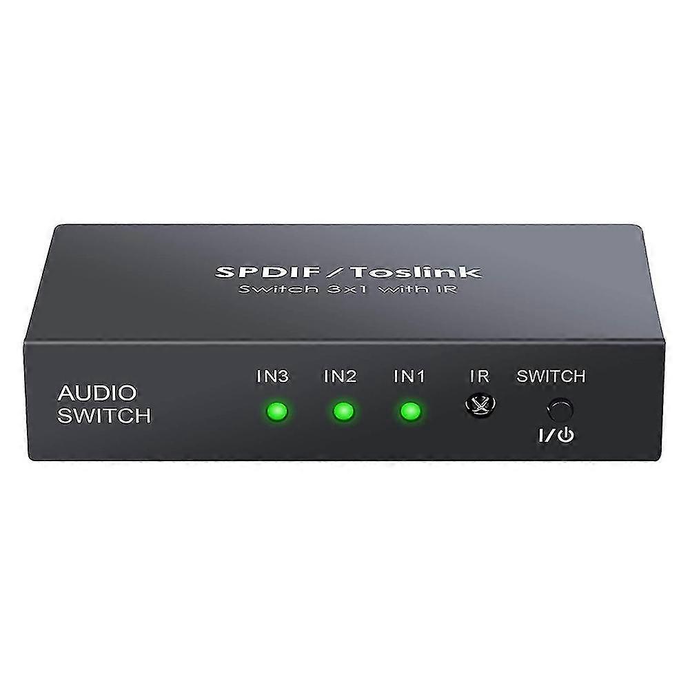 Digitale Optische Audio Switcher 3X1 SPDIF Toslink Switch Box 3 Havens ...
