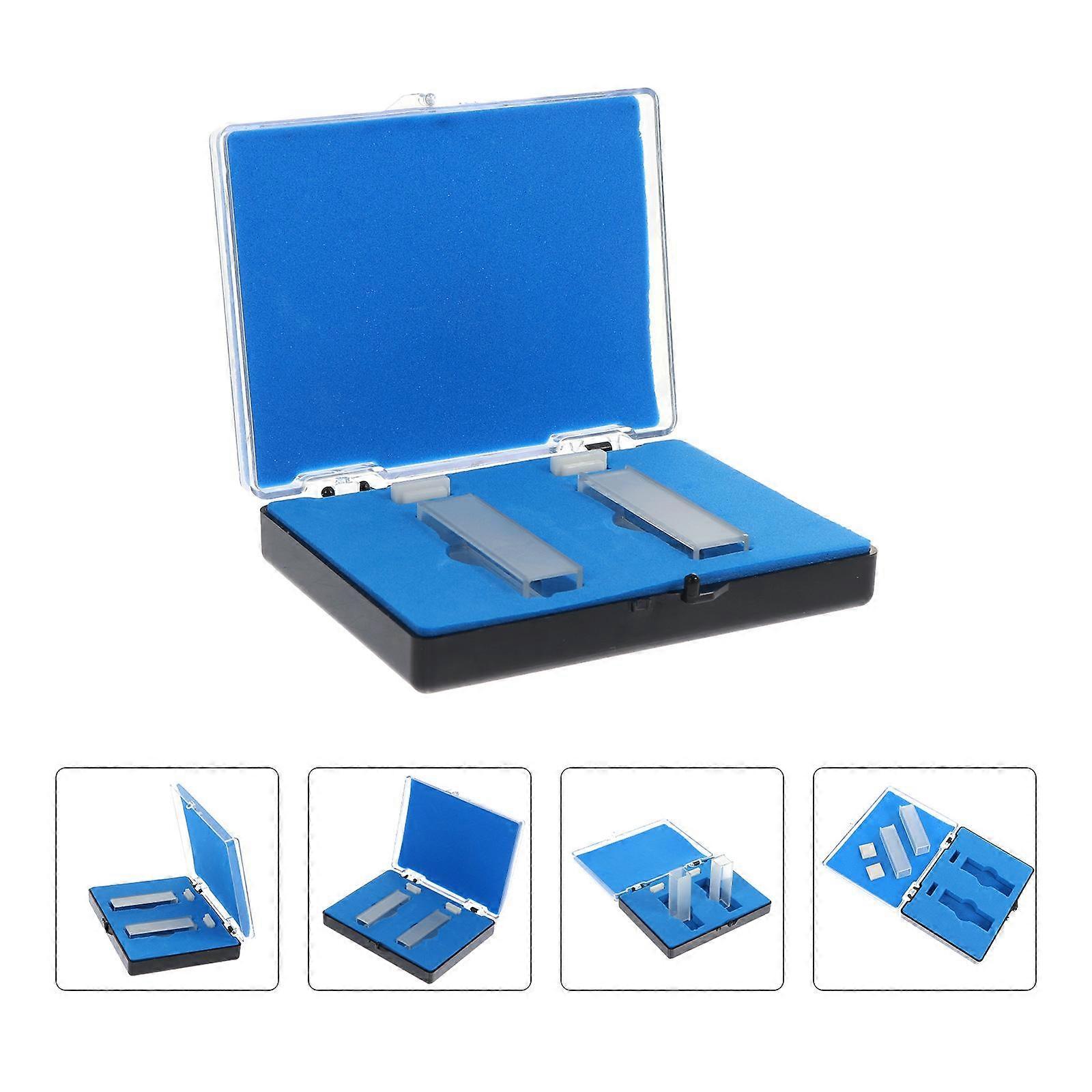 2pcs Quartze Sample Optical Comparative Analysis Cuvette Laboratory ...