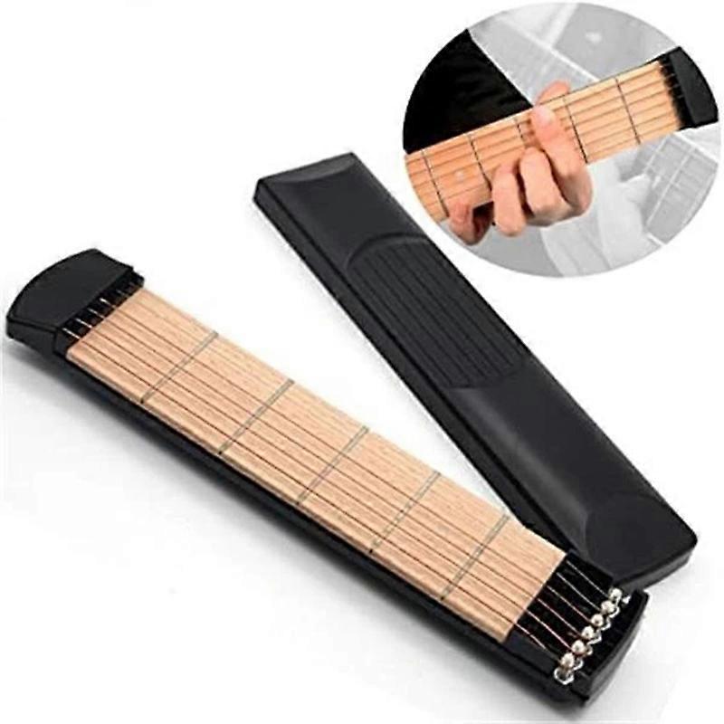Pocket Guitar Practice Tool Portable Chord Trainer Guitar Finger ...