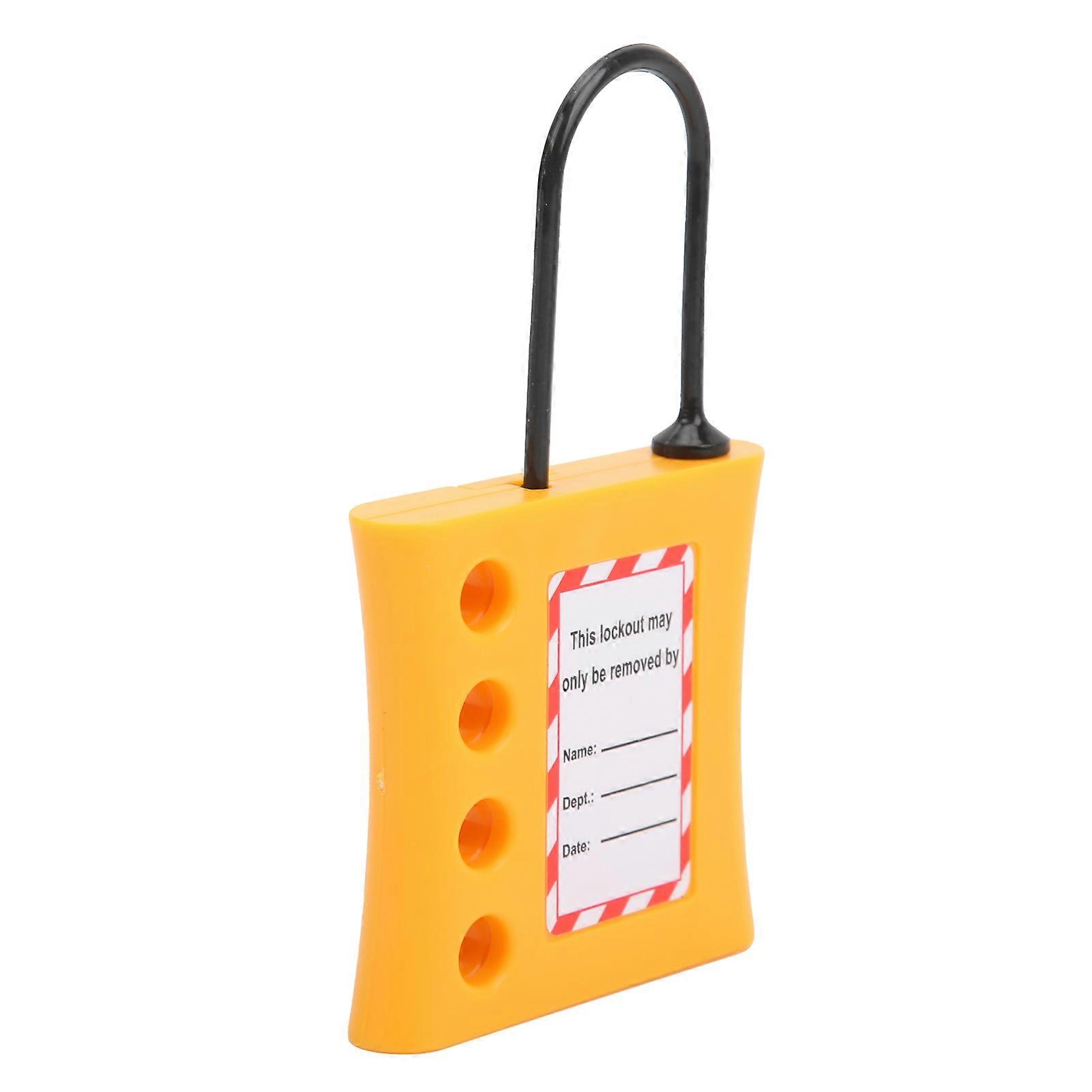 10PCS 3mm Lockout Tagout Lock Durable 4Hole Insulated Nylon Safety ...