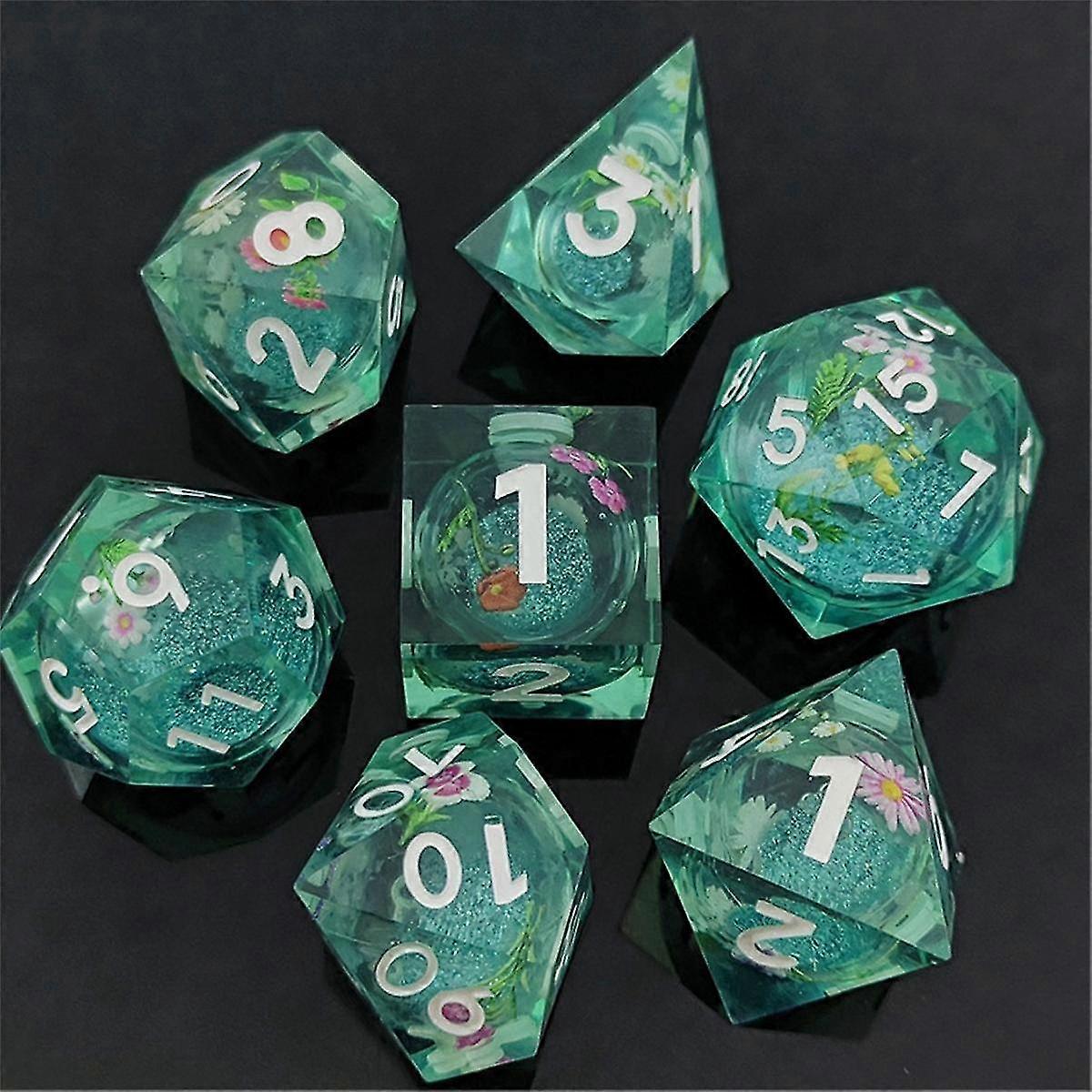 Resin Decal Quicksand For Dnd Dice Coc Running Group Dice Dnd Cthulhu Polyhedron Running Group ...