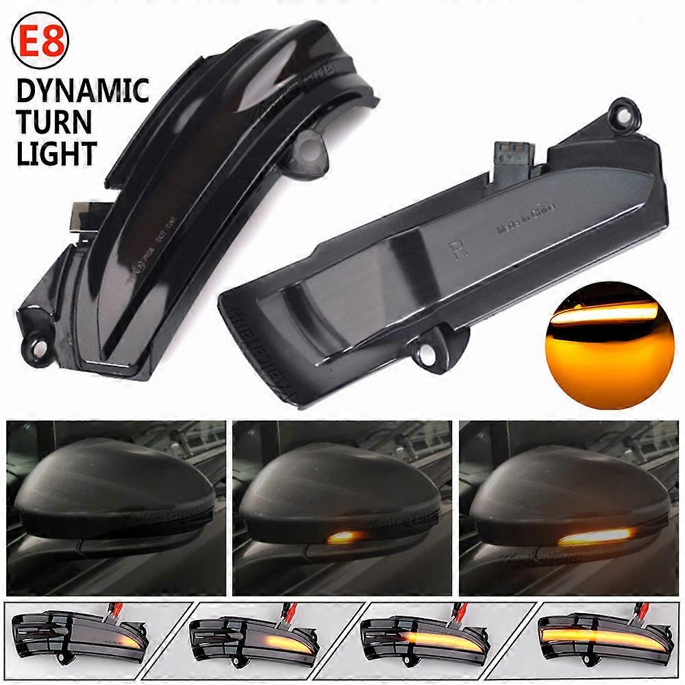 2pcs LED Dynamic Turn Signal Side Mirror Blinker Indicator Sequential Light For Ford Fusion ...