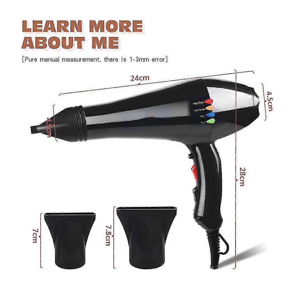 6000w Professional Hair Dryer Blowdryer For Salon High Speed Strong ...