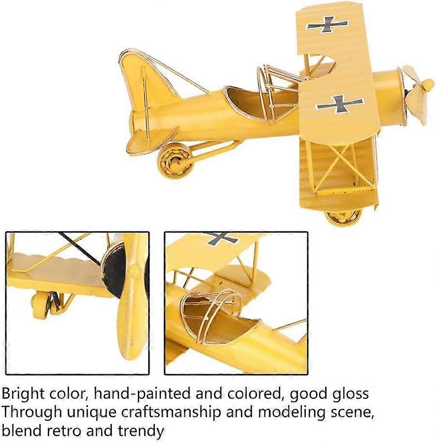 Vintage modle d'avion, Mini mtal Biplan modle d'avion de Jouets pour la ...