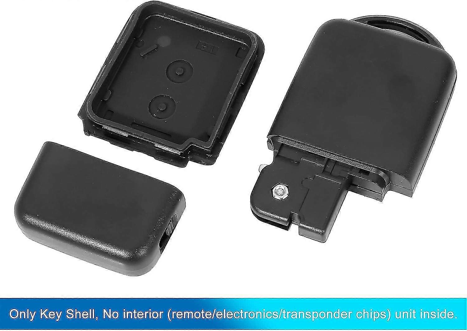 2 Button Key Fob Remote Case And Uncut Key For Nissan Micra Xtrail ...