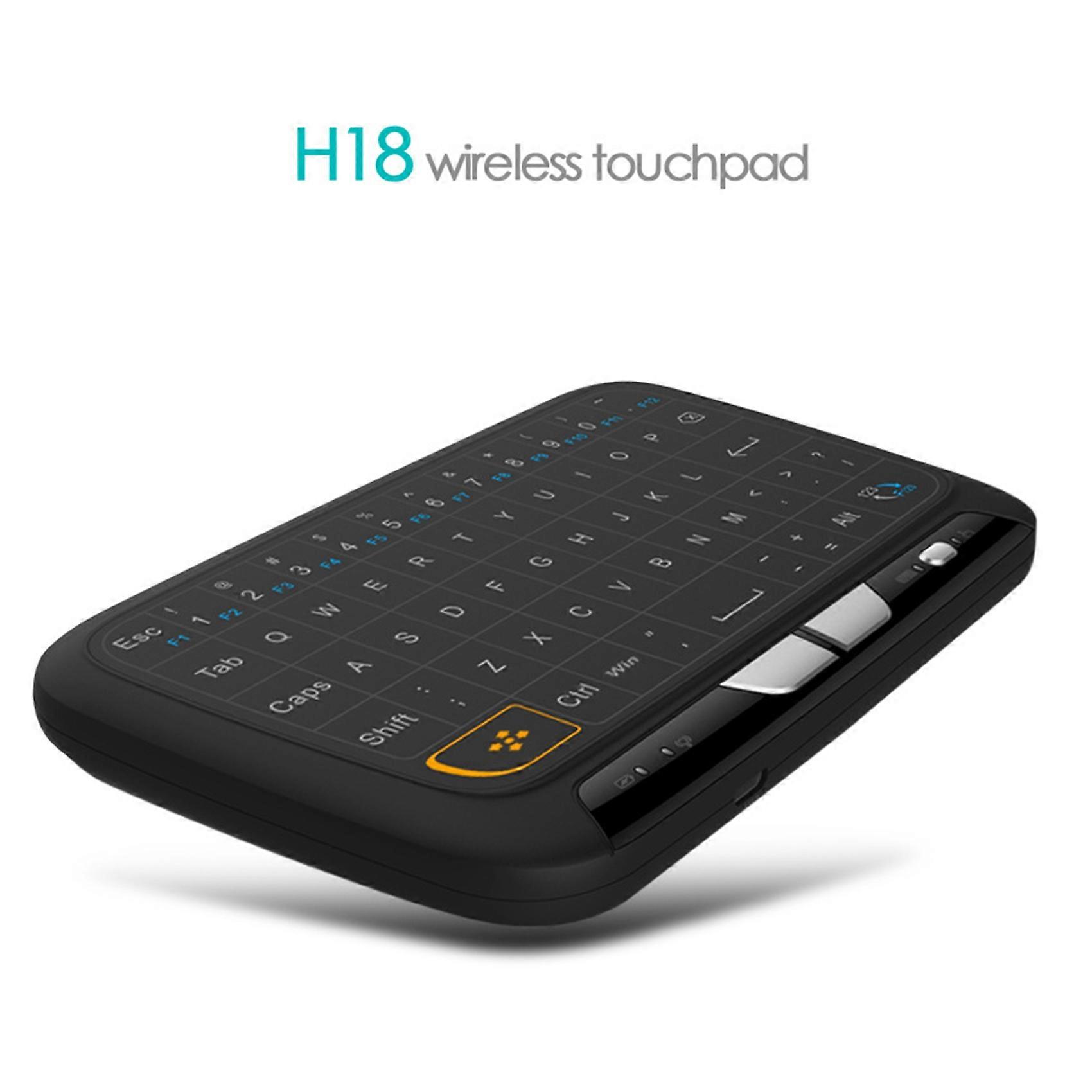 H18 Press Keyboard Air Keyboard Rechargeable Touchpad for PC Laptop ...