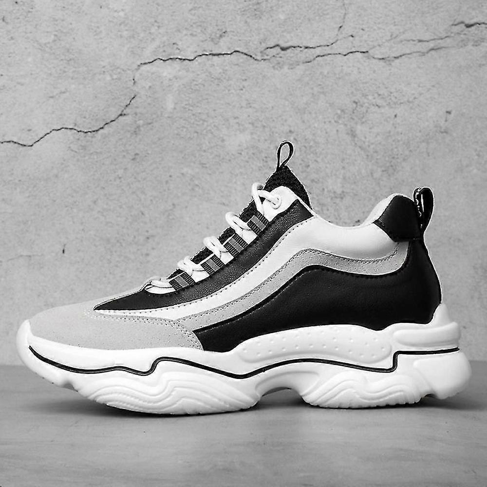 Men Elevator Shoes Heightening Shoes Height Increased 8cm Shoes Insoles ...