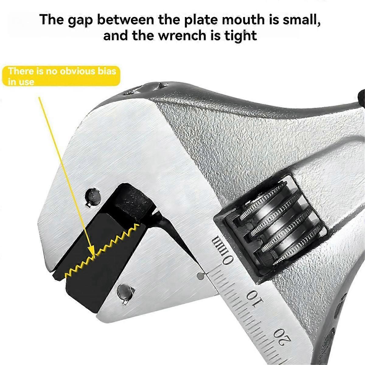 Ratchet Adjustable Wrench Self-Tightening Adjustable Wrench Multi ...