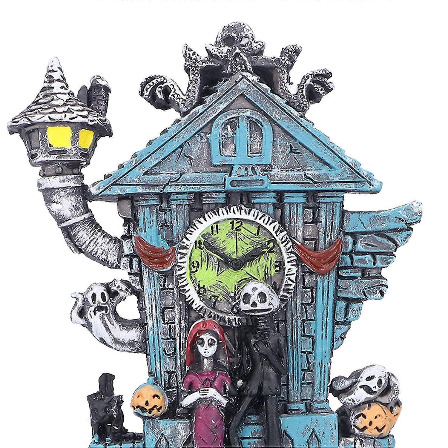 Halloween Wall Clock Multi Purpose Vivid Details Install Easily Soft ...