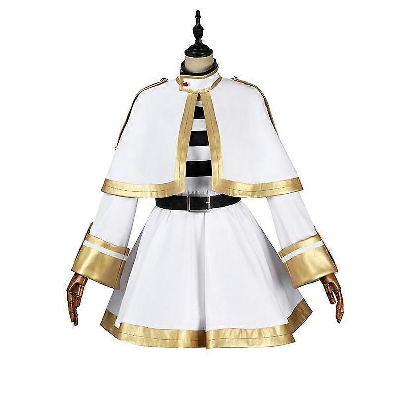 Beyond Journeys End Cosplay Costume | Frieren Uniform Dress with Cloak ...