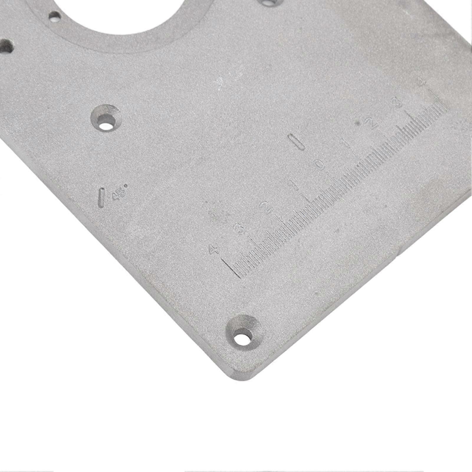 Router Table Insert Plate Aluminum Multifunction Router Insert Plate ...
