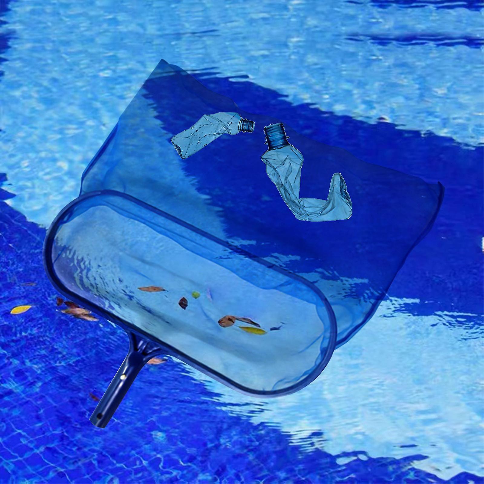 Deep-bag Pool Rake & Swimming Leaf Skimmer Net With Medium Fine Mesh ...