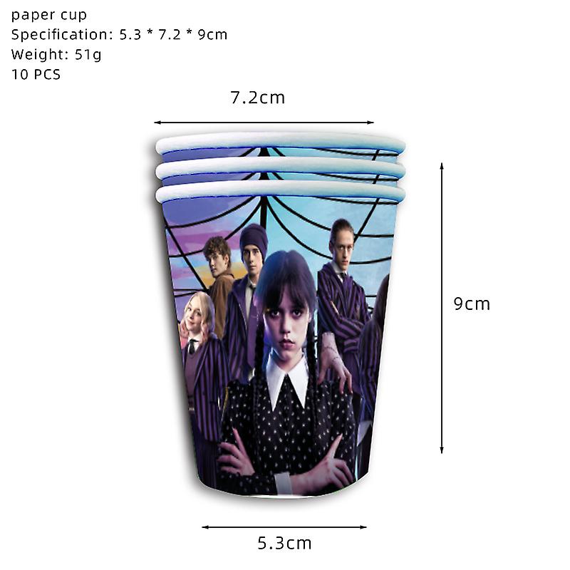 Wednesday Addams Theme Birthday Party Decorations Supplies Children ...