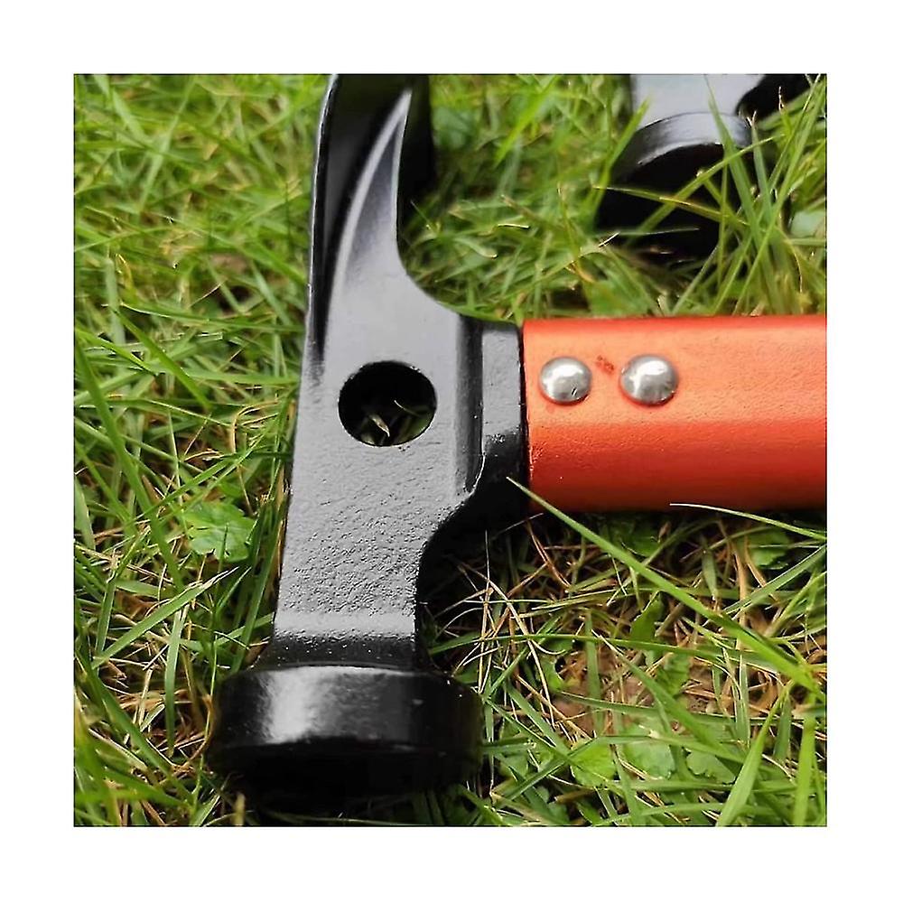 Camping Hammer With Hook, 12inch Aluminium Tent Stake Handy Hammer ...