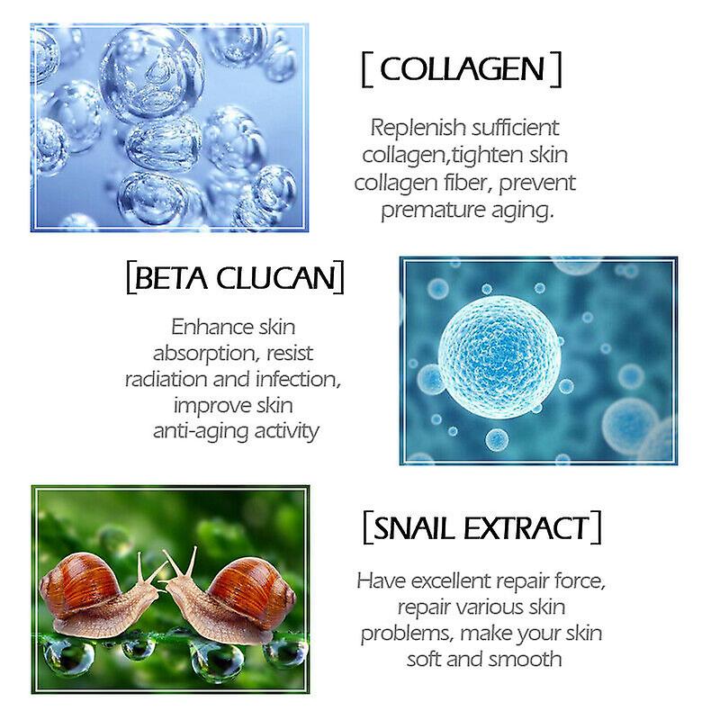 Snail Face Cream Moisturizing Hyaluronic Acid Anti-Wrinkle Anti-Aging Skin Care | Fruugo UK