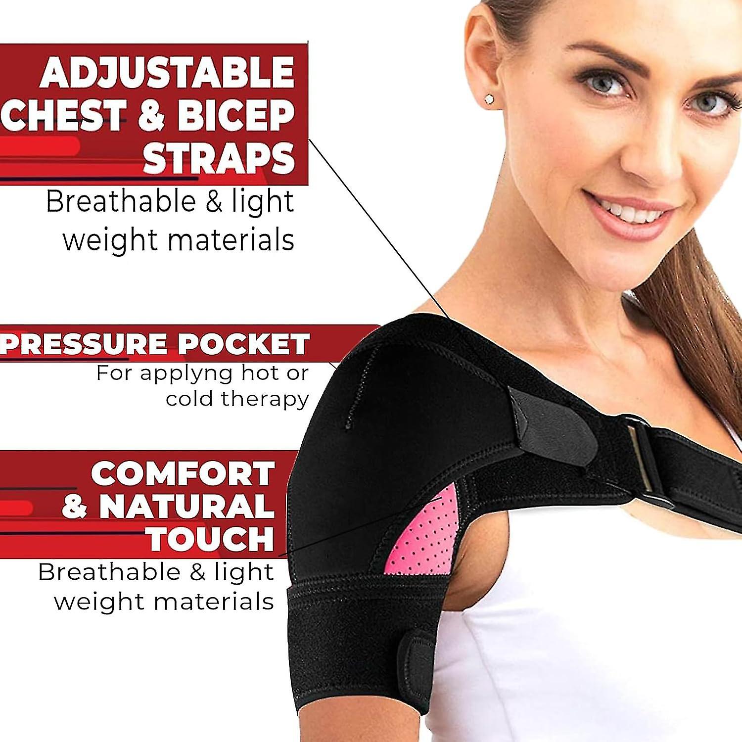 Shoulder Brace, Shoulder Support, Adjustable Shoulder Brace For Women ...