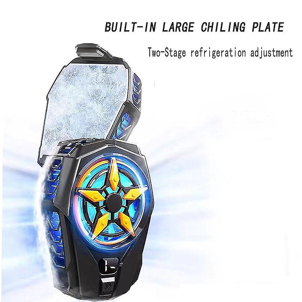 Phone Cooler, Phone Cooling Fan for Gaming Fit All Smartphones, Mobile ...
