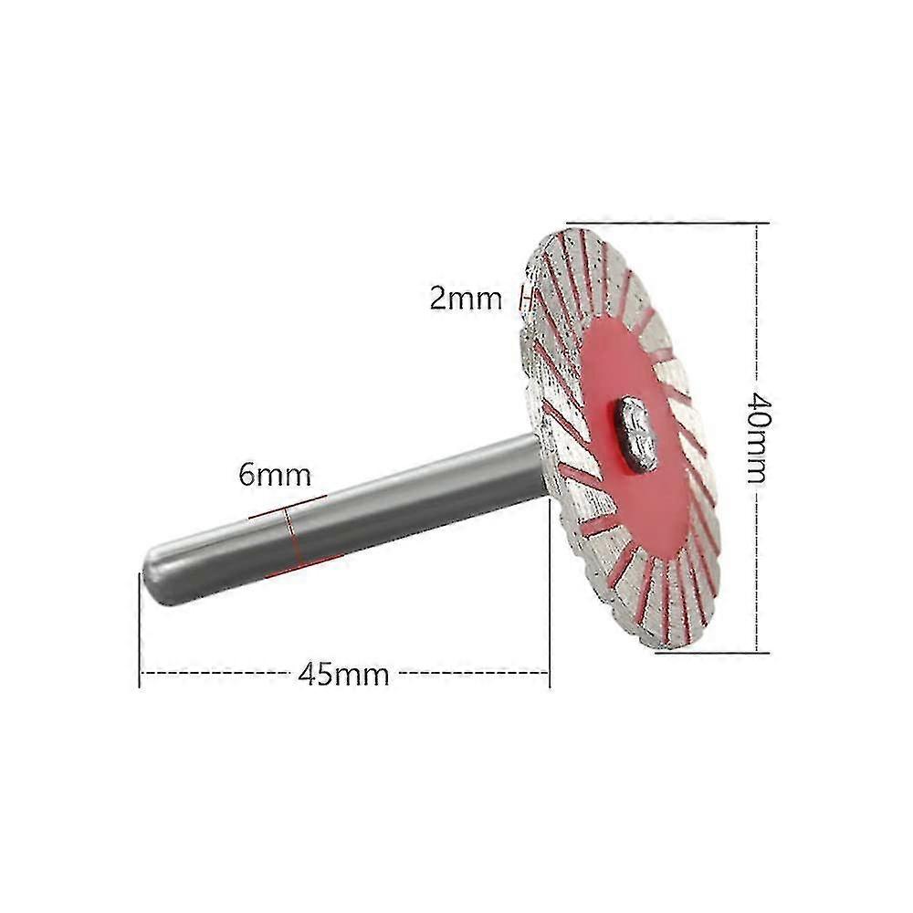 40mm diamond blade with 6mm shank cutting disc wheel for engraving and ...