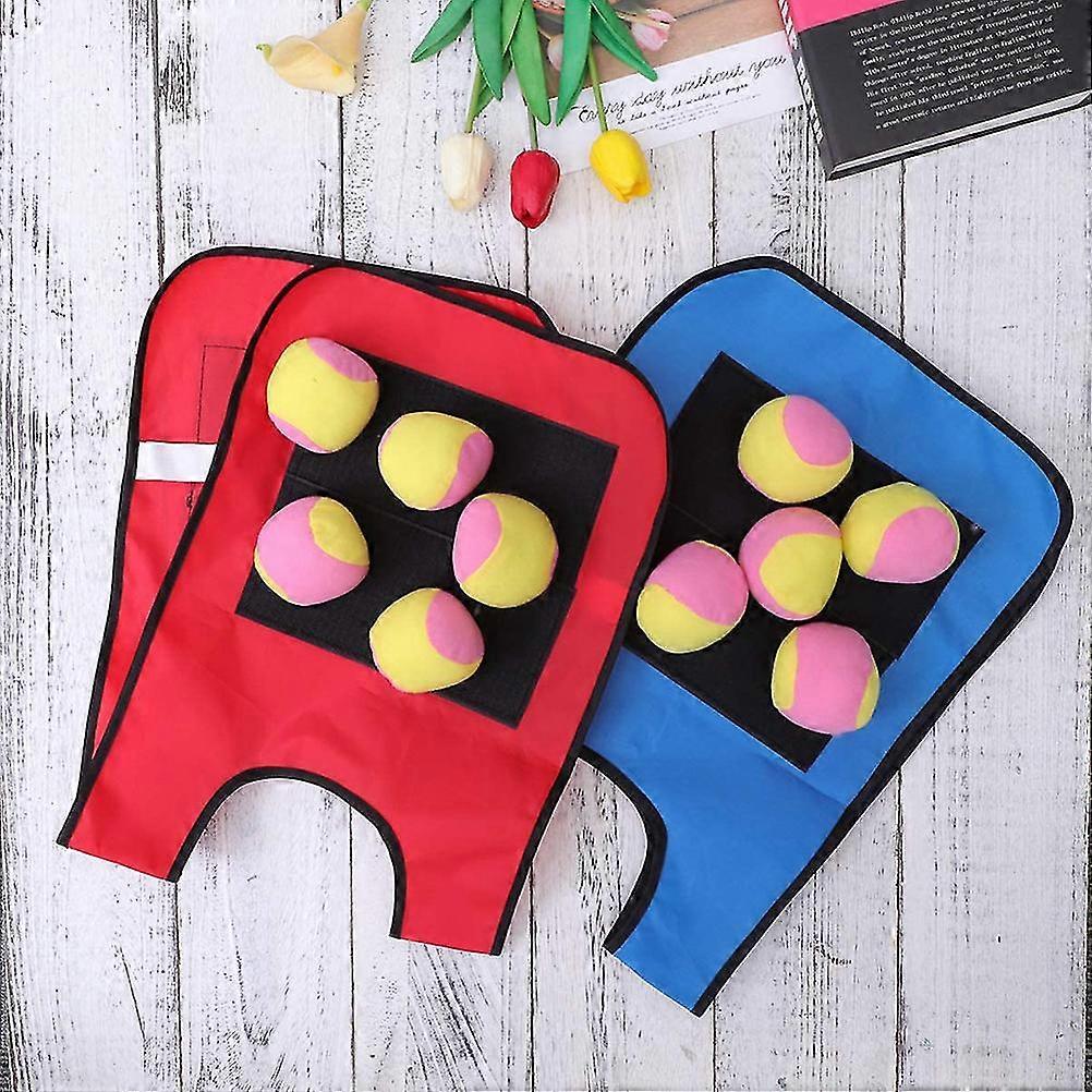 Dodgeball Game For Kids,set 2 Vests,10 Dodge Balls,sticky Ball Catch ...