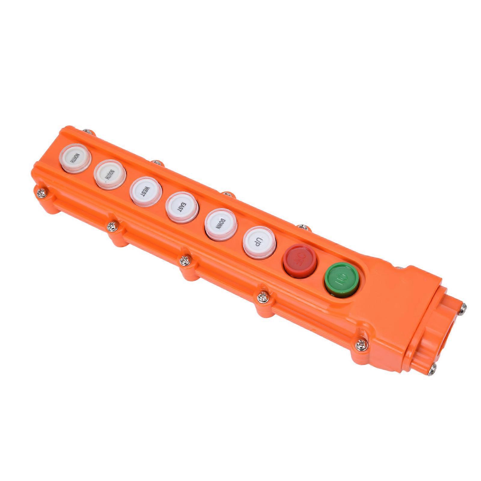 Crane Remote Control Hoist Switch Push Button Box Controller Rainproof ...