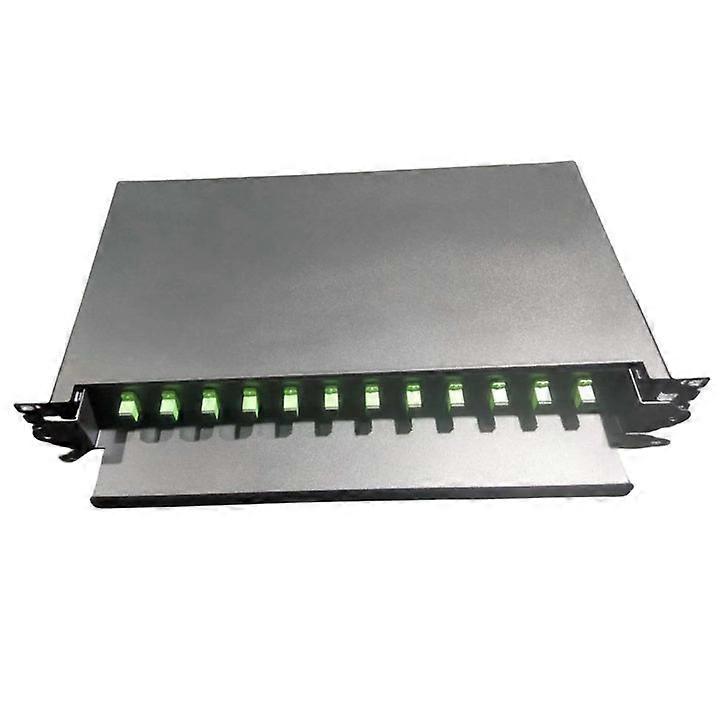 19 Inch 12cores Sc Apc Odf Pull Type Optical Fiber Distribution Frame ...
