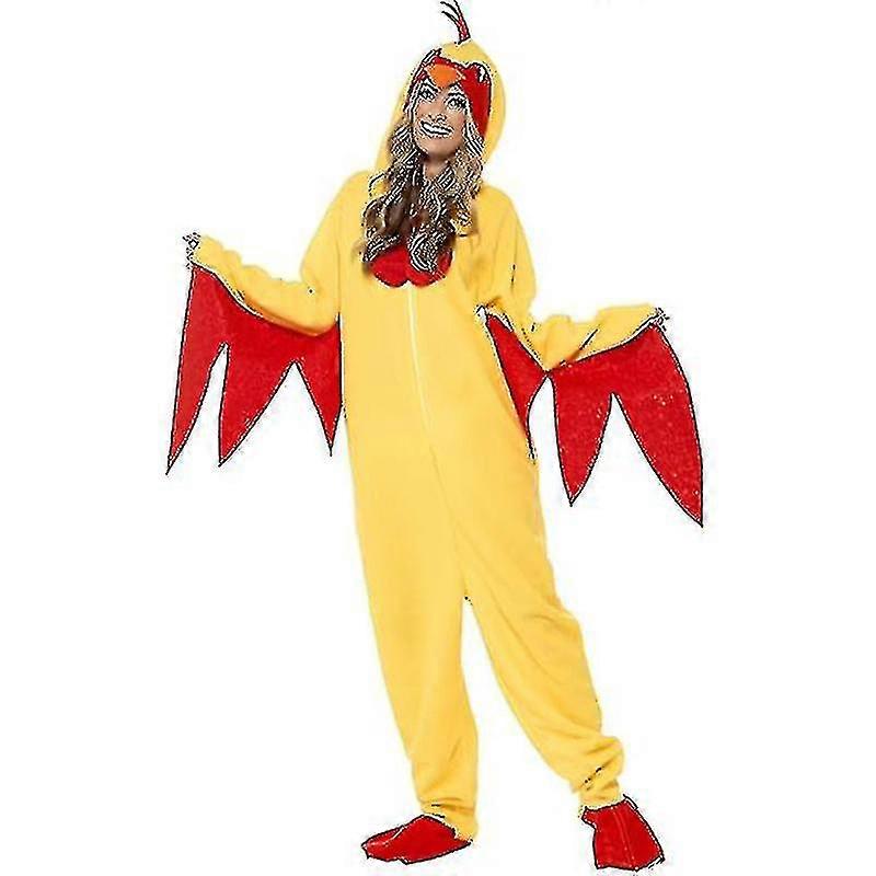 Men's Chicken Costume, Yellow Poultry Halloween Jumpsuit | Fruugo UK