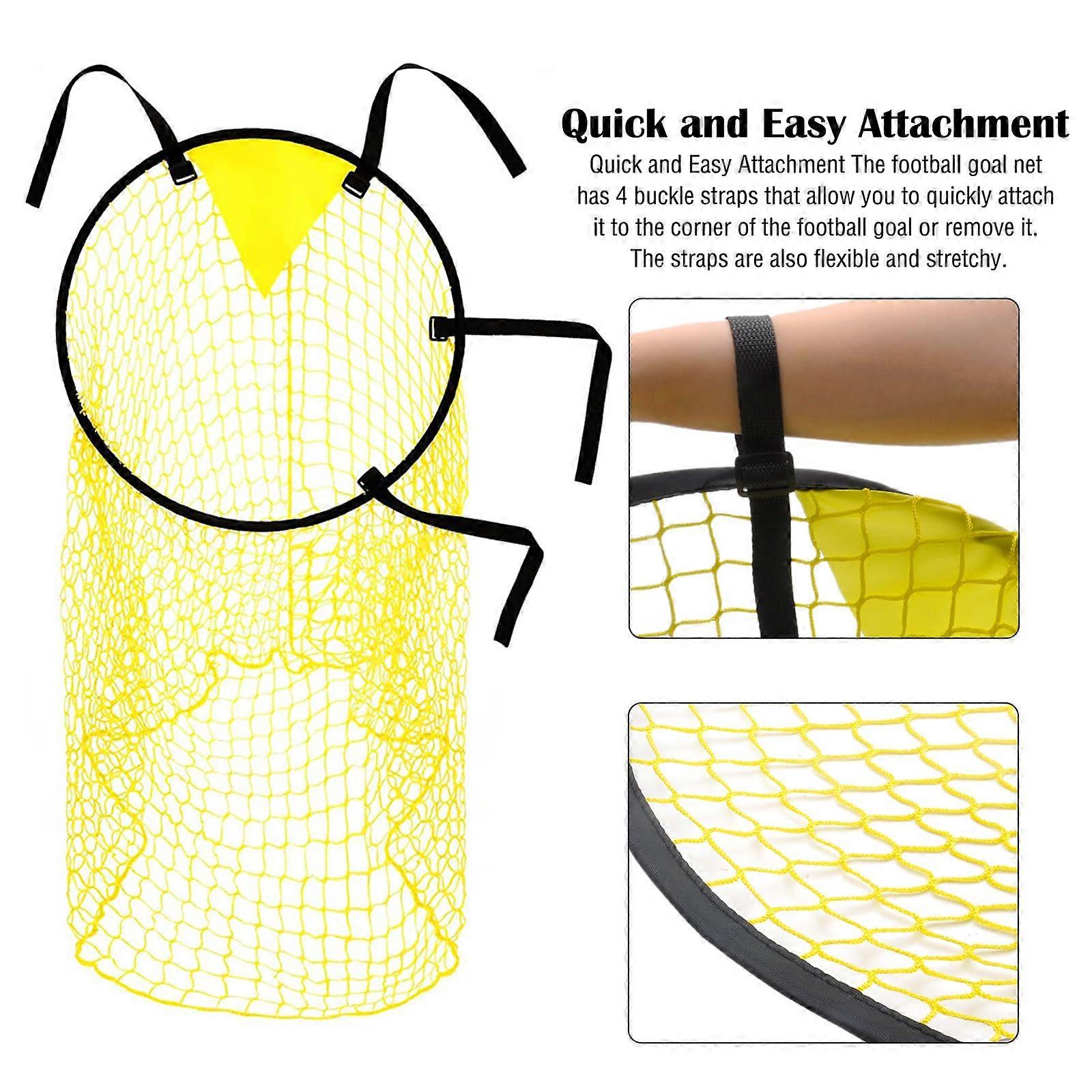 Football Goal, 45x60cm Football Top Net Corner Soccer Target Goal Net ...