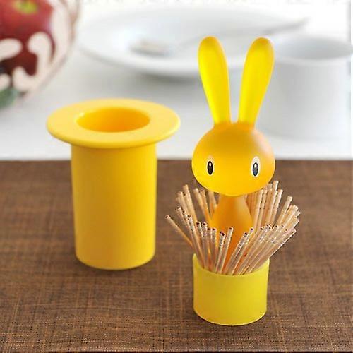 Rabbit Toothpick Box Toothpick Holder Ornament Self Putting Storage Box ...