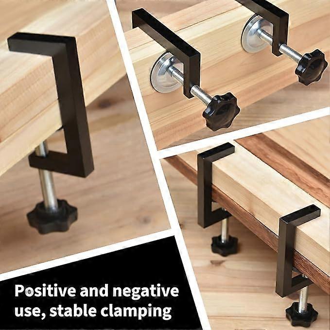 4 Pieces Clamp Kit, Clamping Range 10-57mm Adjustable G Clamp ...